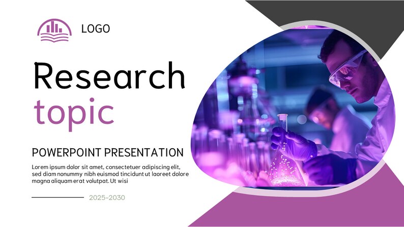 Elegant Scientific Research Powerpoint Presentation Template [9 Slides ...