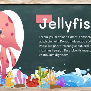 Ocean Animals Powerpoint Template | Underwater Theme Presentation for ...