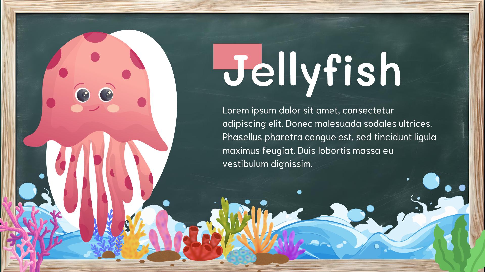 Ocean Animals Powerpoint Template | Underwater Theme Presentation for ...