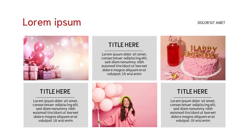 Birthday Celebration Powerpoint - Customizable Slideshow and ...