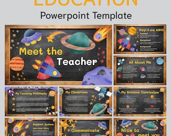 Editable Back to School Night Powerpoint Presentation | Meet the ...