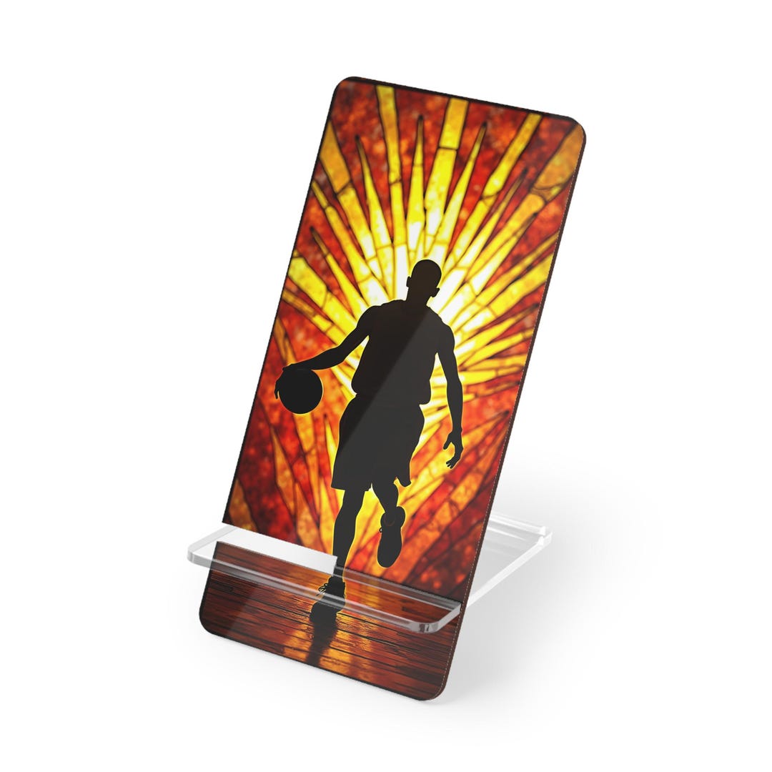 Custom Basketball Smartphone Stand – Personalized Gift for Sports Fans ...