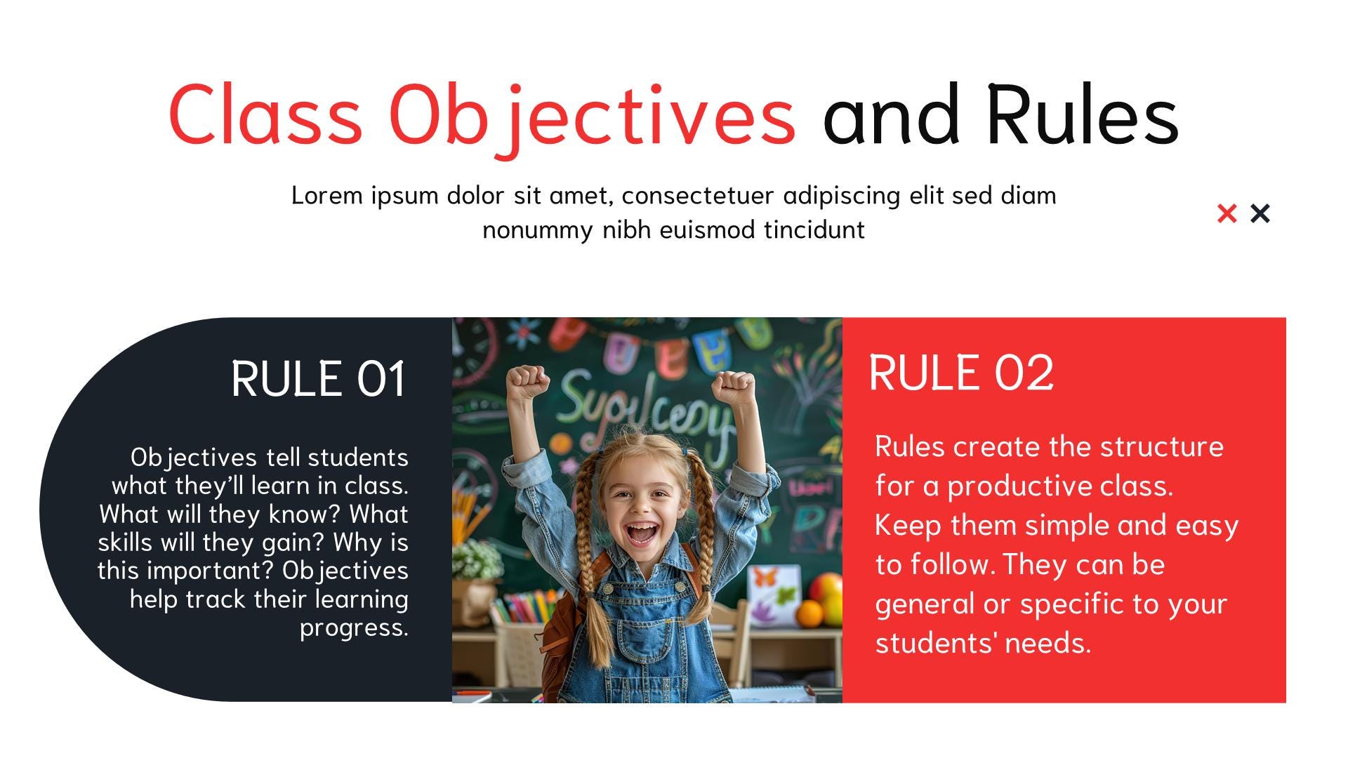 English Class Powerpoint Template - Editable Slides for Schools ...