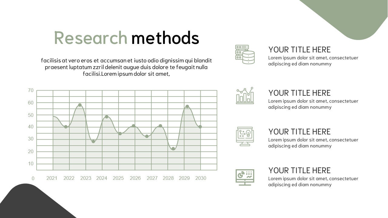 Elegant Green Themed Research Presentation Powerpoint Template ...
