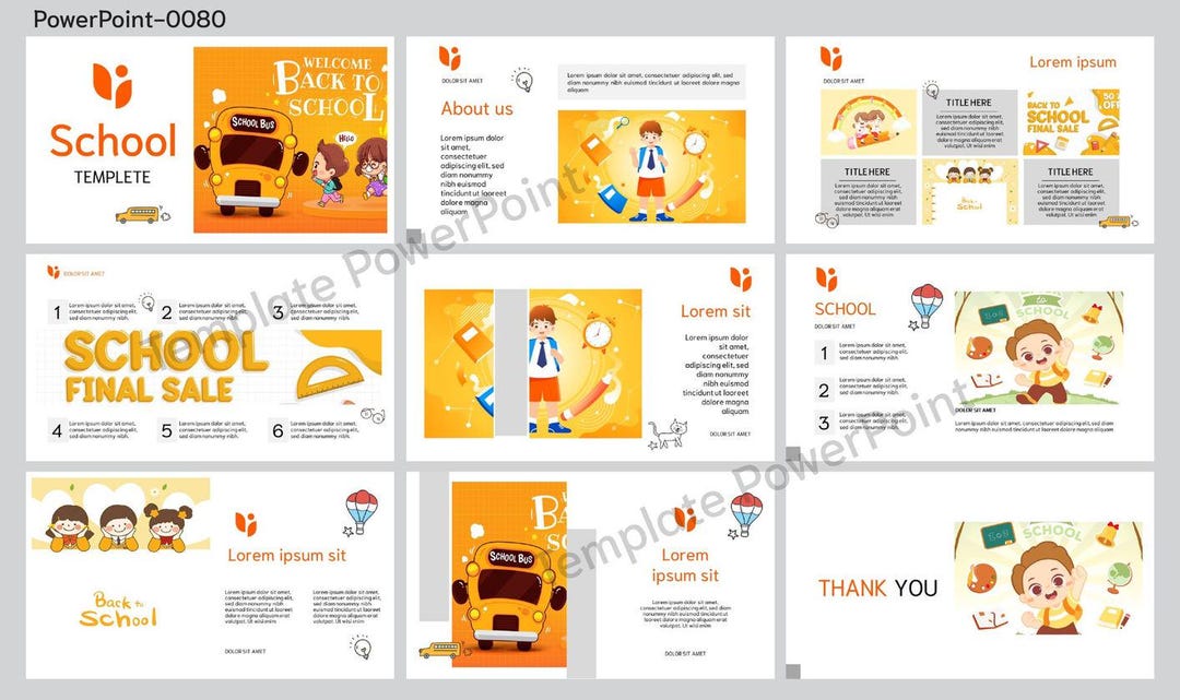 Bright Yellow School Presentation Slideshow - Educational PPT ...