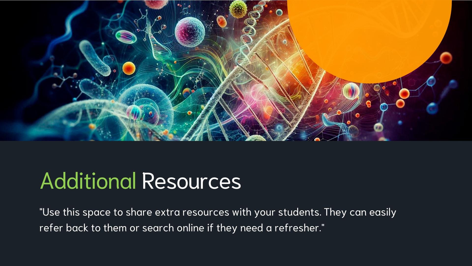 Biology Class Powerpoint Template - Fully Editable Lesson Presentation ...