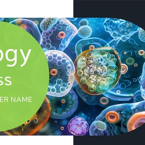 Biology Class Powerpoint Template - Fully Editable Lesson Presentation ...