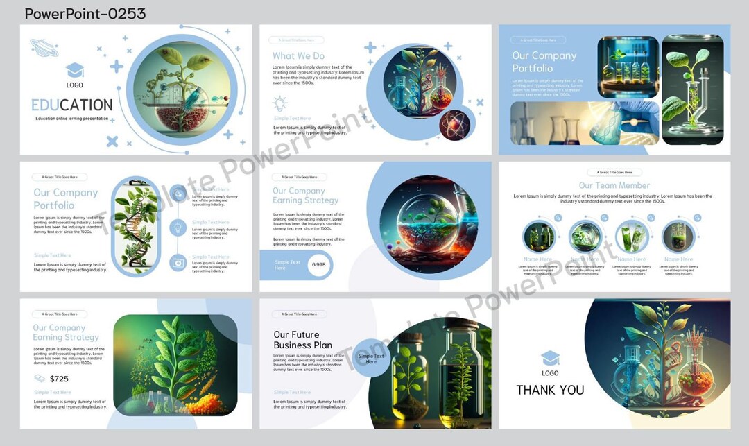 Powerpoint Template for Educational and Business Presentations ...