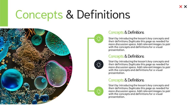 Biology Class Powerpoint Template - Fully Editable Lesson Presentation ...