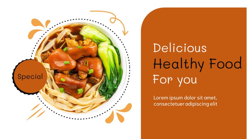 Food Powerpoint Presentation Template | Minimal & Elegant Design ...