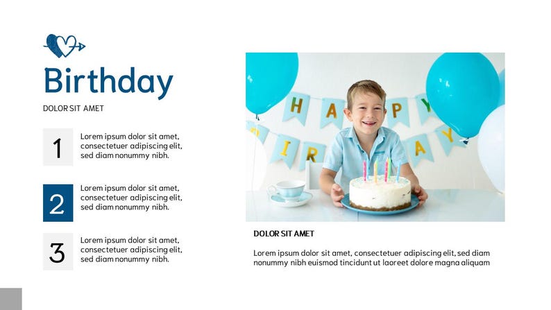 Birthday Slideshow Presentation - Editable Powerpoint Template for ...