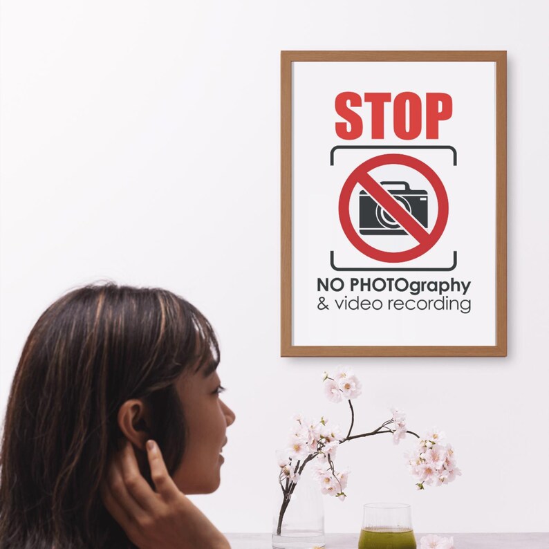 Printable "stop No Photography & Video Recording" Sign - A4 PDF ...