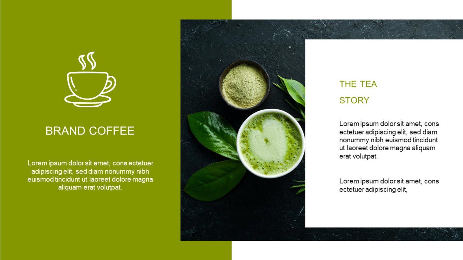 Coffee & Tea Powerpoint Template for Cafes and Baristas - Instant ...