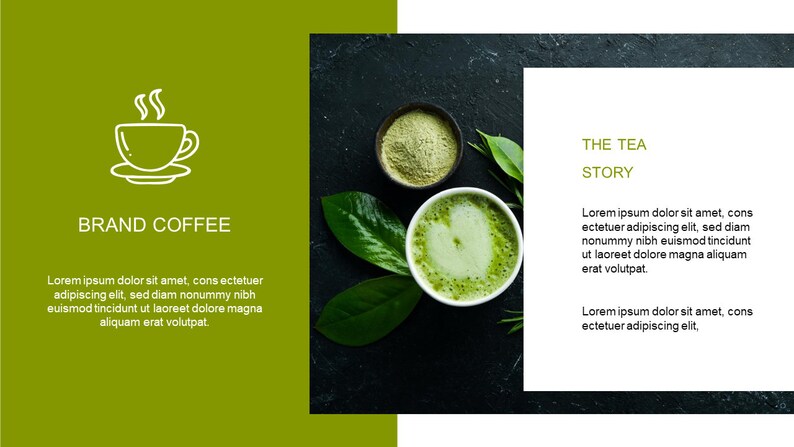 Coffee & Tea Powerpoint Template for Cafes and Baristas - Instant ...