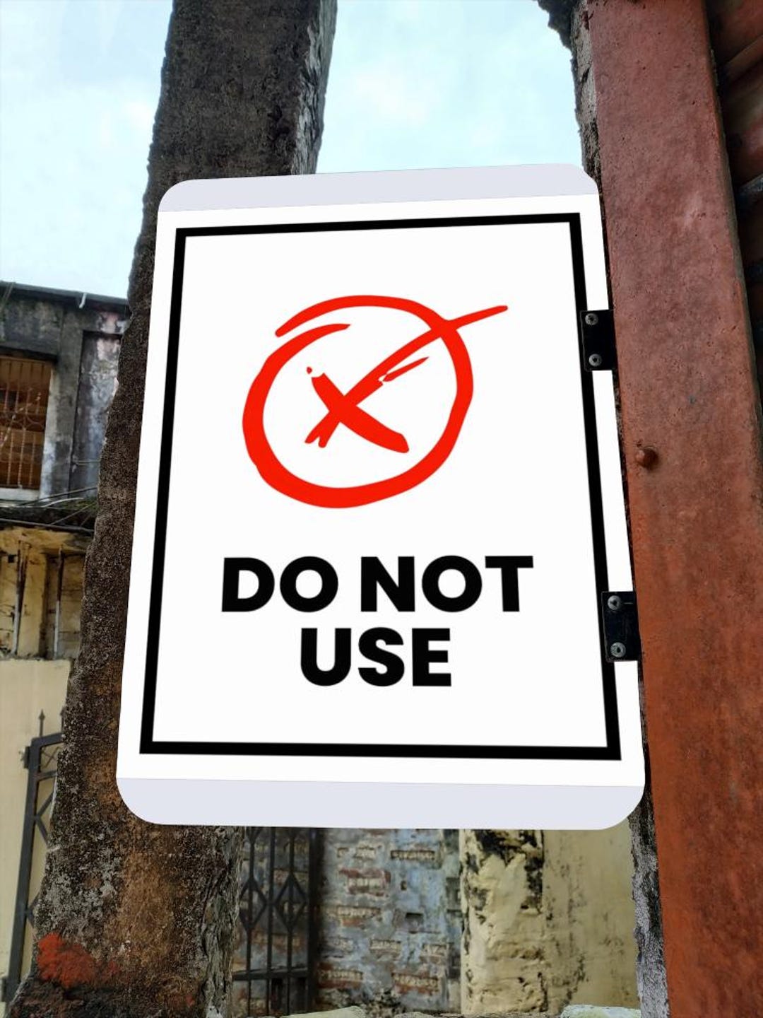 Printable Do Not Use Sign - High-impact Safety Label in US Letter & A4 ...