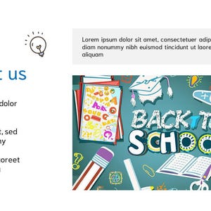 School-themed Educational Powerpoint Template - 9 Editable Slides for ...