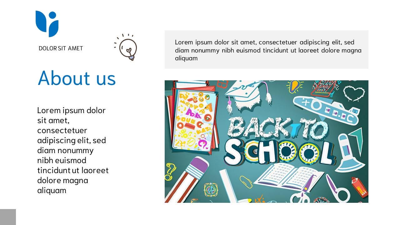 School-themed Educational Powerpoint Template - 9 Editable Slides for ...