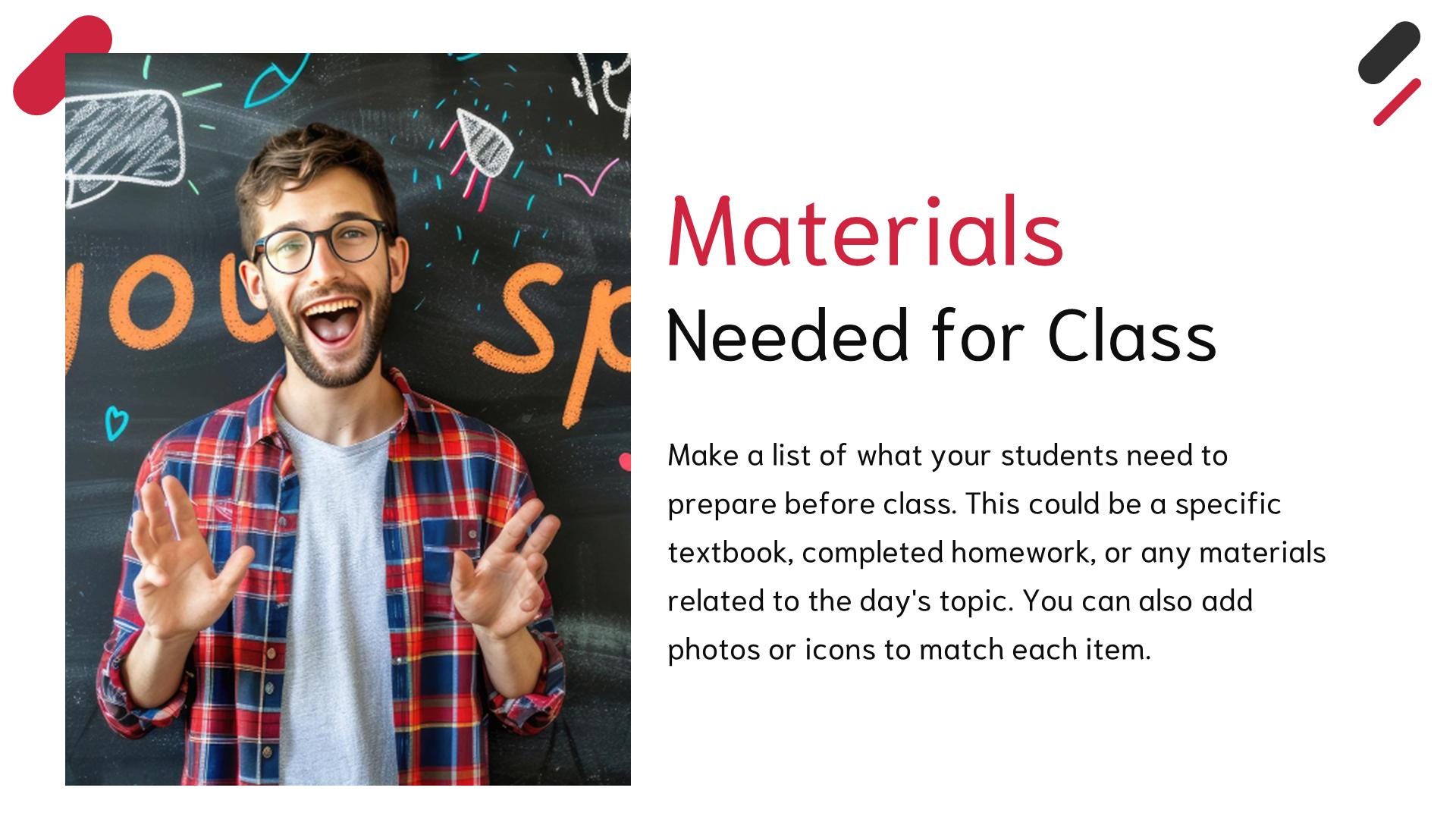 English Class Powerpoint Template - 9 Customizable Slides for Effective ...