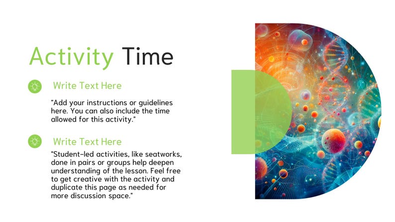 Biology Class Powerpoint Template - Fully Editable Lesson Presentation ...