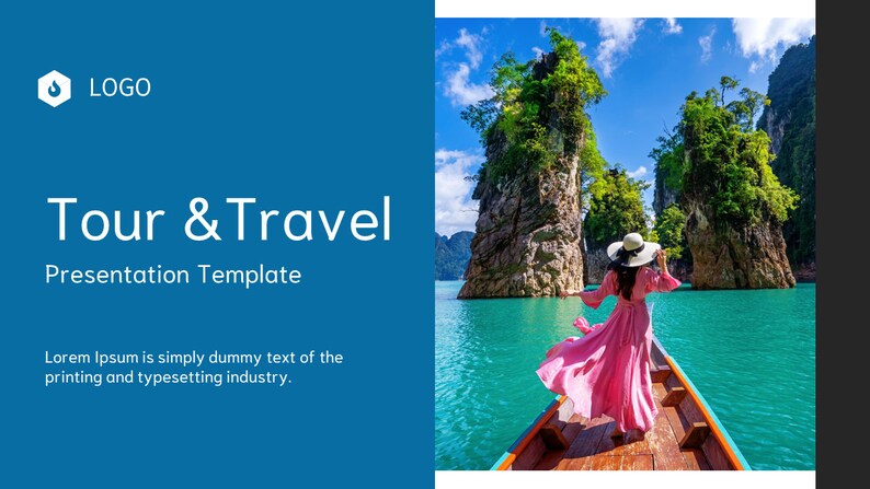 Vibrant Tour & Travel Powerpoint Presentation Template, Editable [9 ...