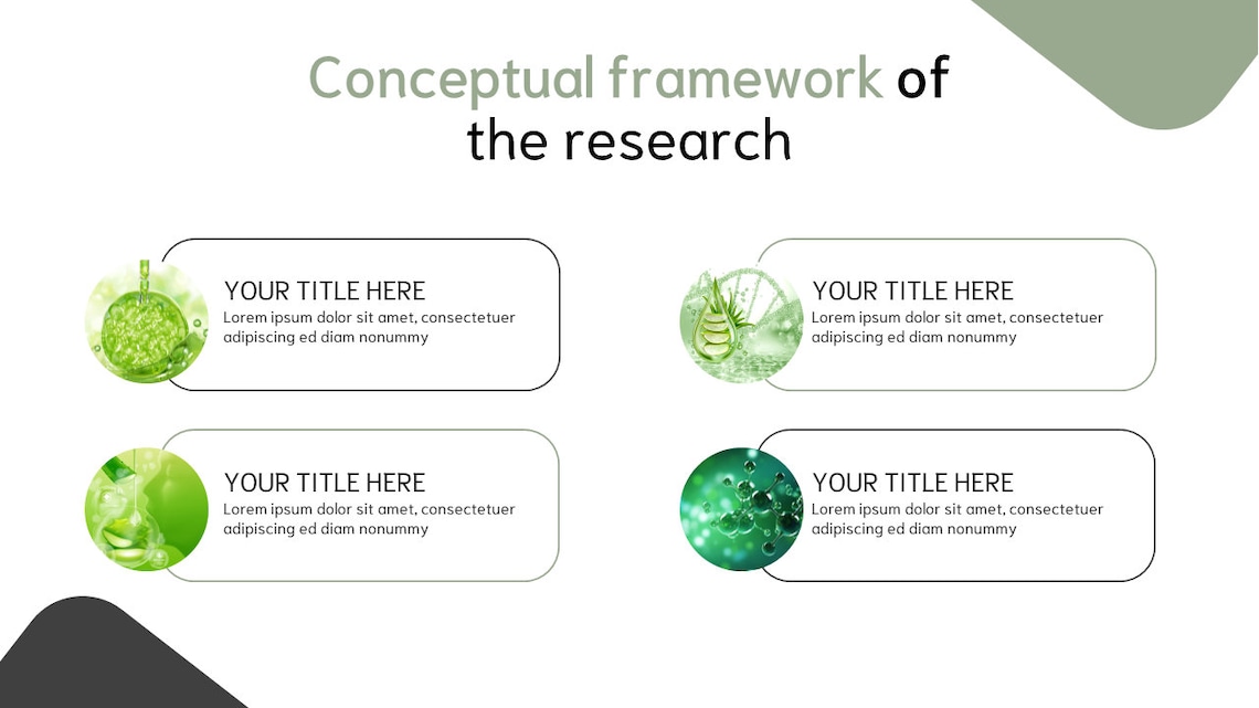 Elegant Green Themed Research Presentation Powerpoint Template ...