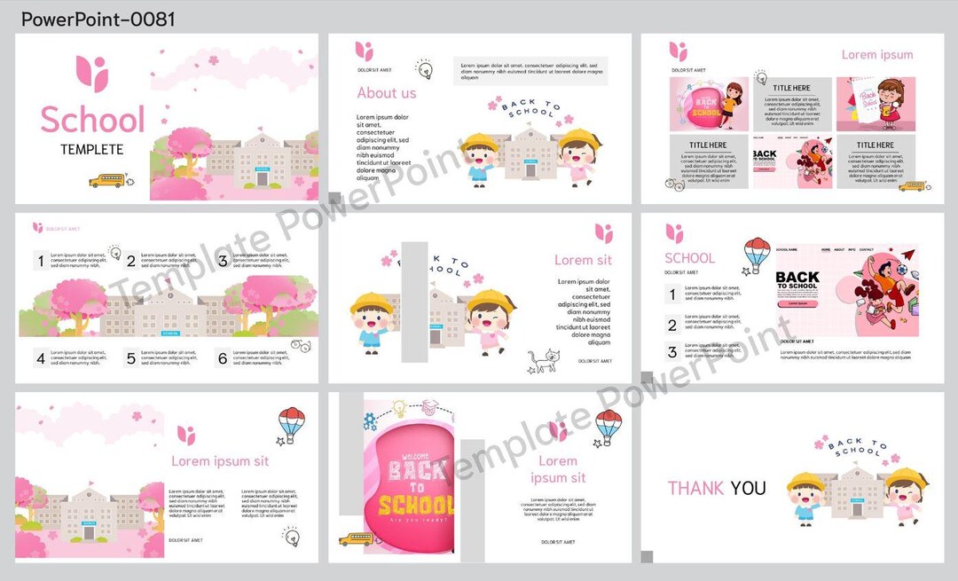 Pink Minimalist School Presentation Slideshow - Educational PPT ...