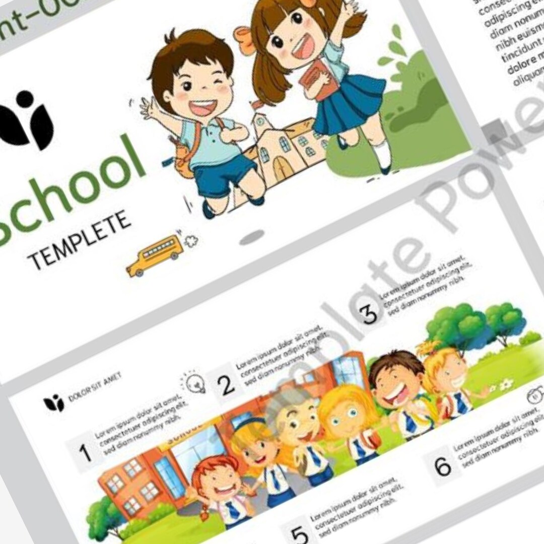 Editable Educational Powerpoint Template - 9 Customizable Slides for ...