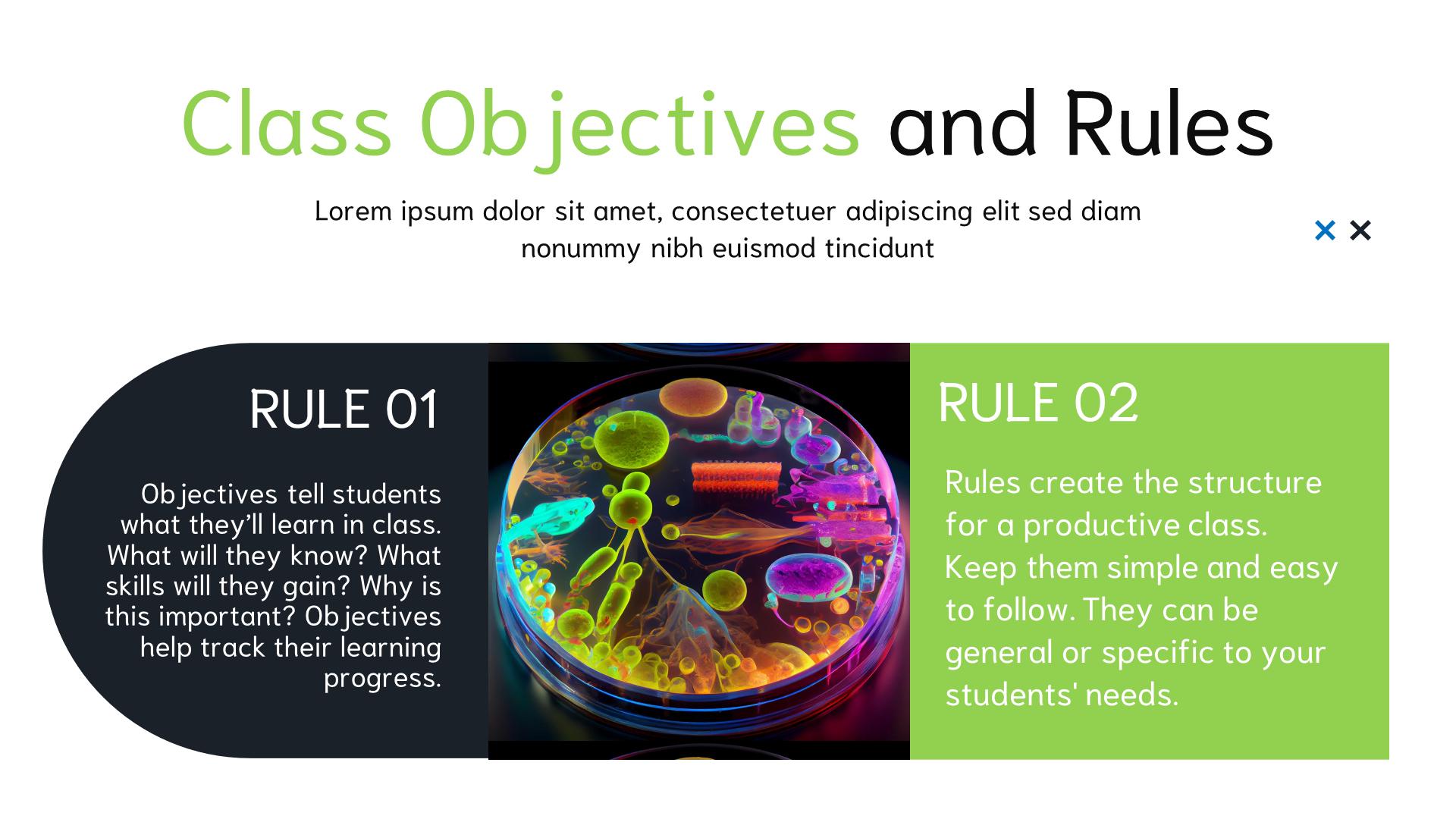 Biology Class Powerpoint Template - Fully Editable Lesson Presentation ...