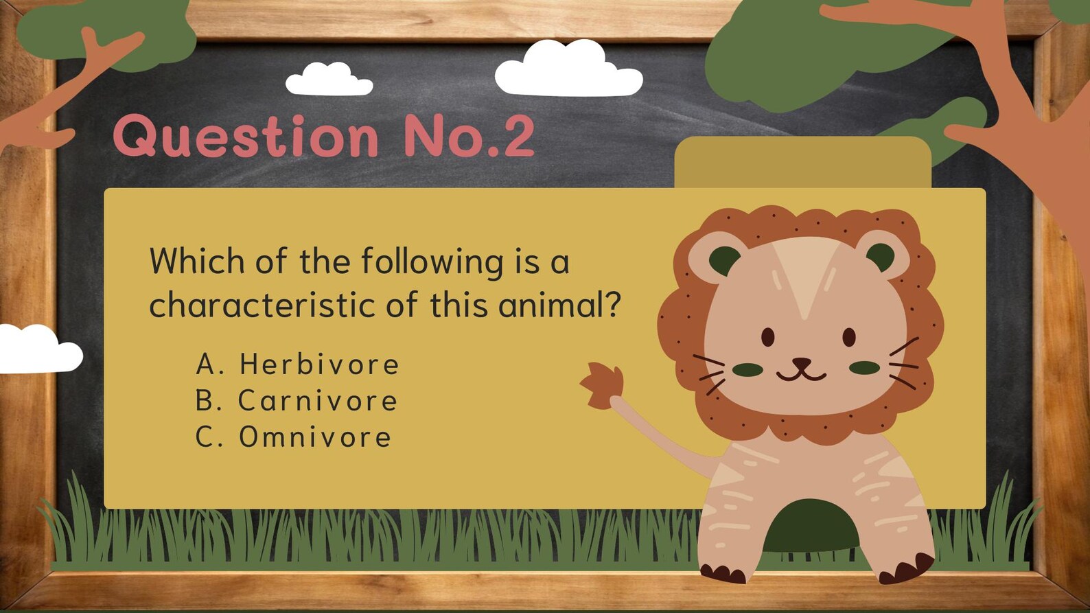 Animal-themed Educational Game Powerpoint Template | Fun Classroom ...