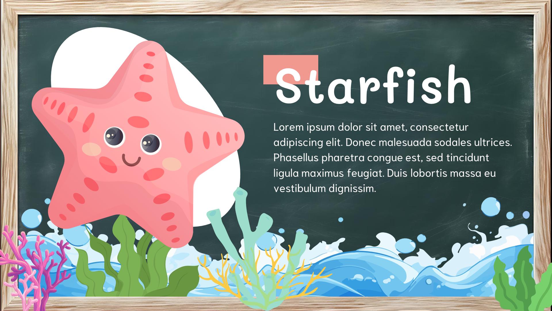 Ocean Animals Powerpoint Template | Underwater Theme Presentation for ...