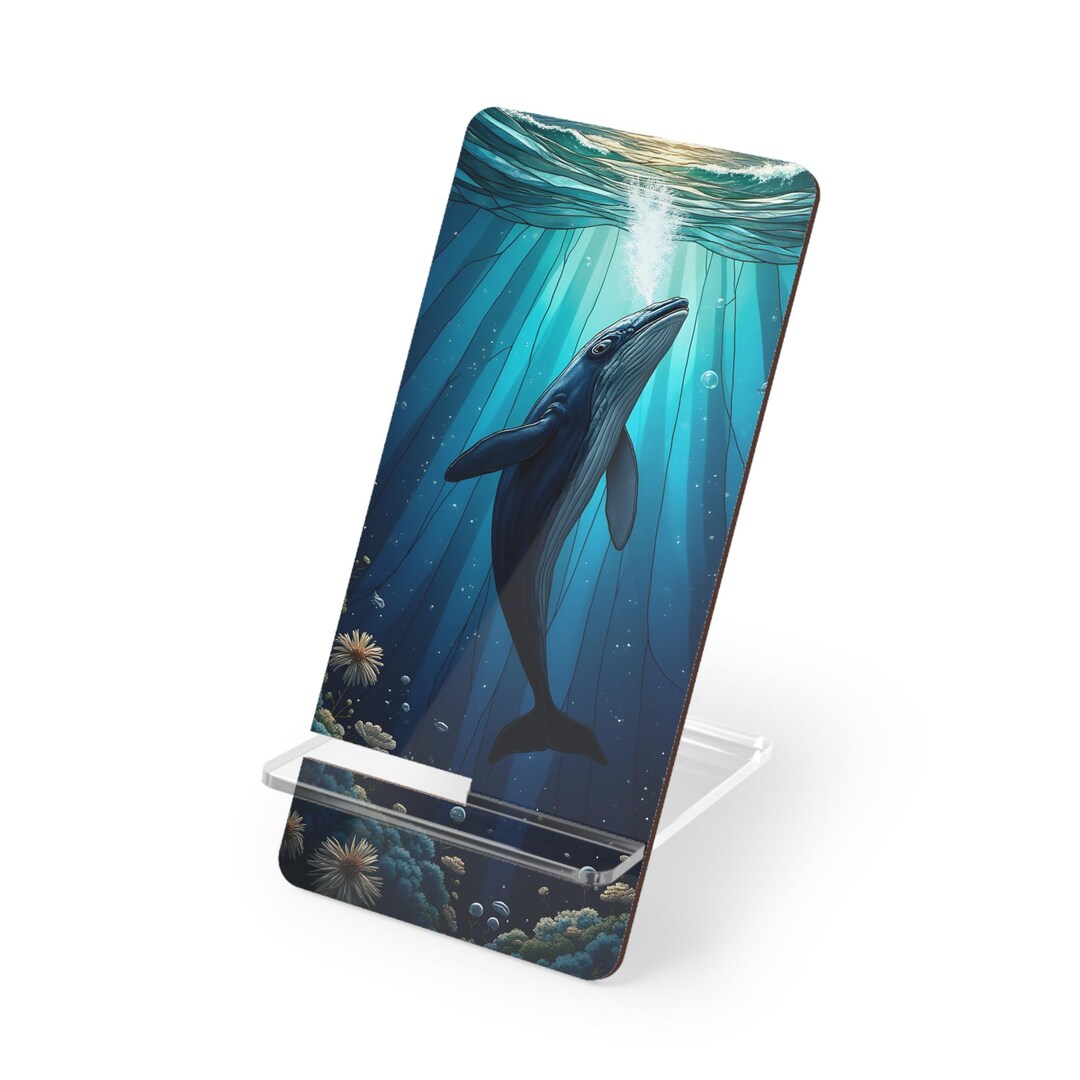 Whale Ocean Mobile Display Stand, Ocean-inspired Phone Stand, Marine ...