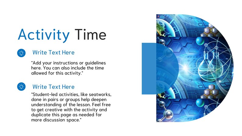 Science Class Powerpoint Template - Editable Slides for Classroom ...