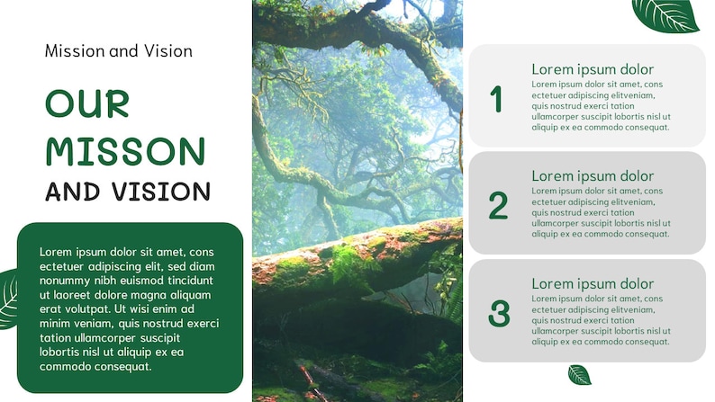 Minimal Nature Powerpoint Presentation Template, Editable [9 Slides] - Etsy