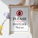 Printable Do Not Disturb Sign PDF | A4 Size Door Sign | Privacy Sign ...