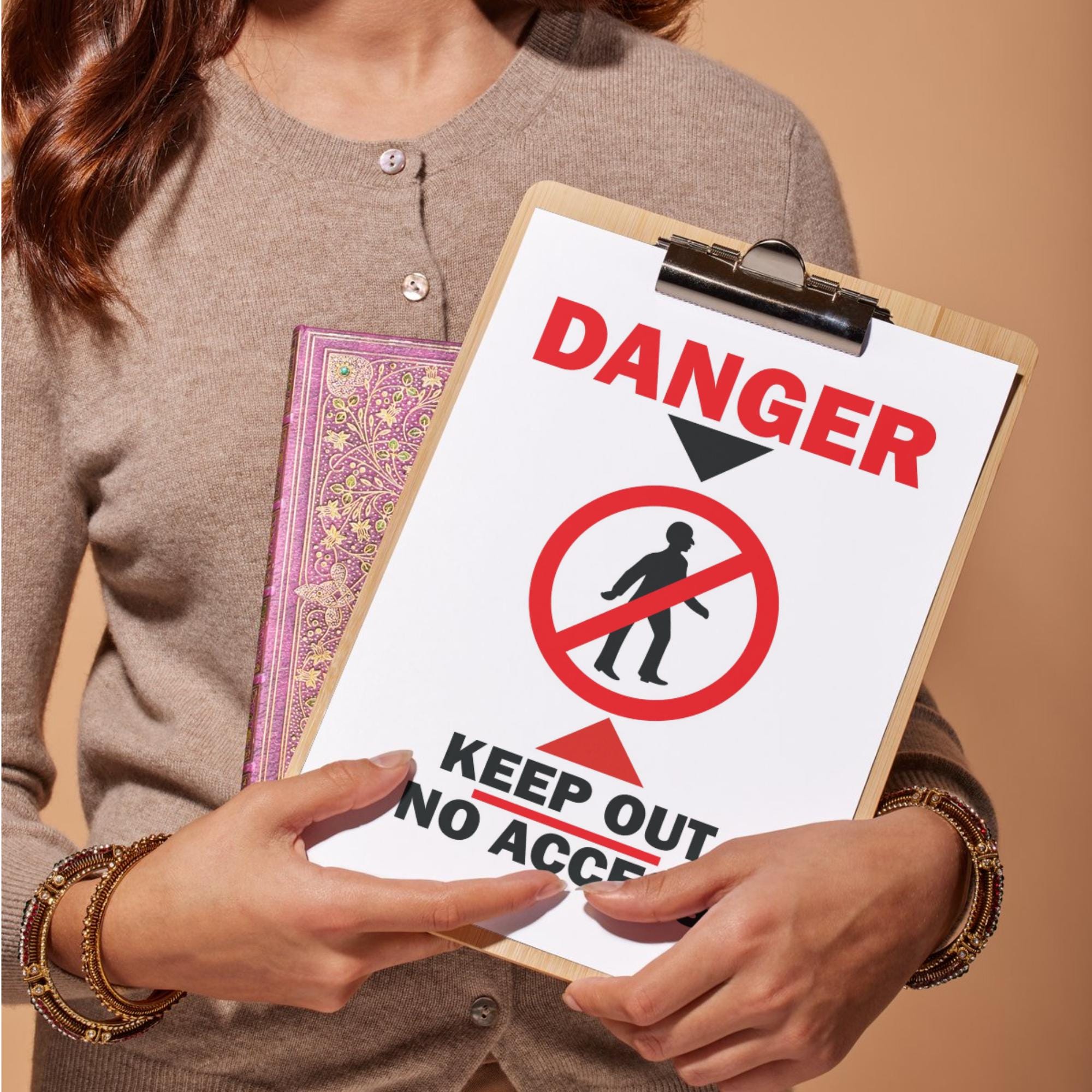 Printable "danger Keep Out - No Access" Sign - A4 PDF, Instant Download ...