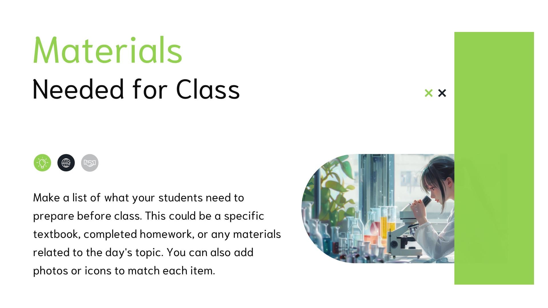 Biology Class Powerpoint Template - Fully Editable Lesson Presentation ...