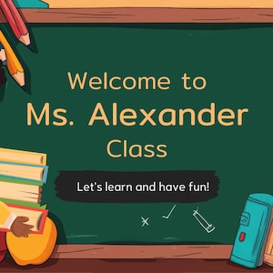 Fun Classroom Powerpoint Template - 9 Editable Slides, Teaching and ...