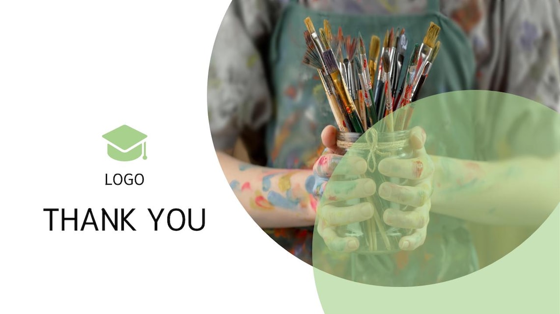 Creative Art-themed Powerpoint Template - 9 Editable Slides for ...