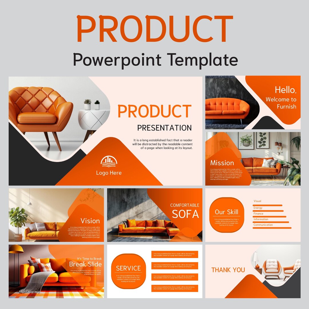 Comprehensive Product Slide Presentation Template - Fully Editable ...