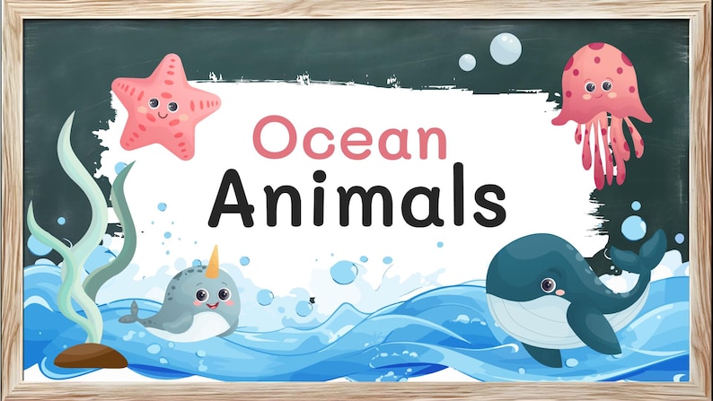 Ocean Animals Powerpoint Template | Underwater Theme Presentation for ...