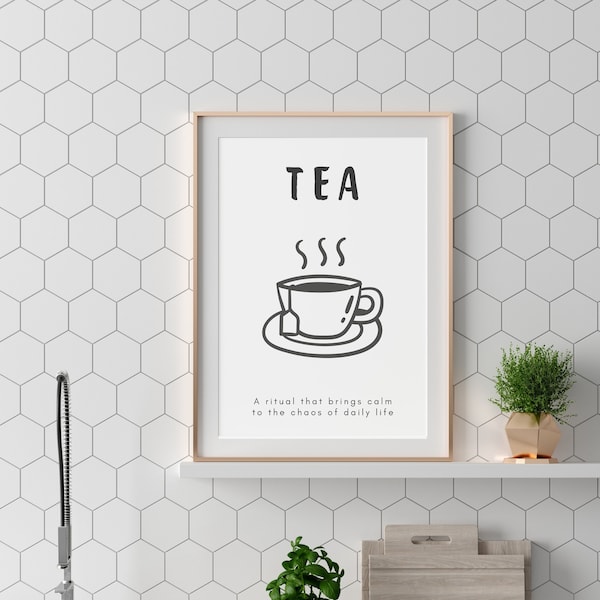 Tea Wall Art - Etsy
