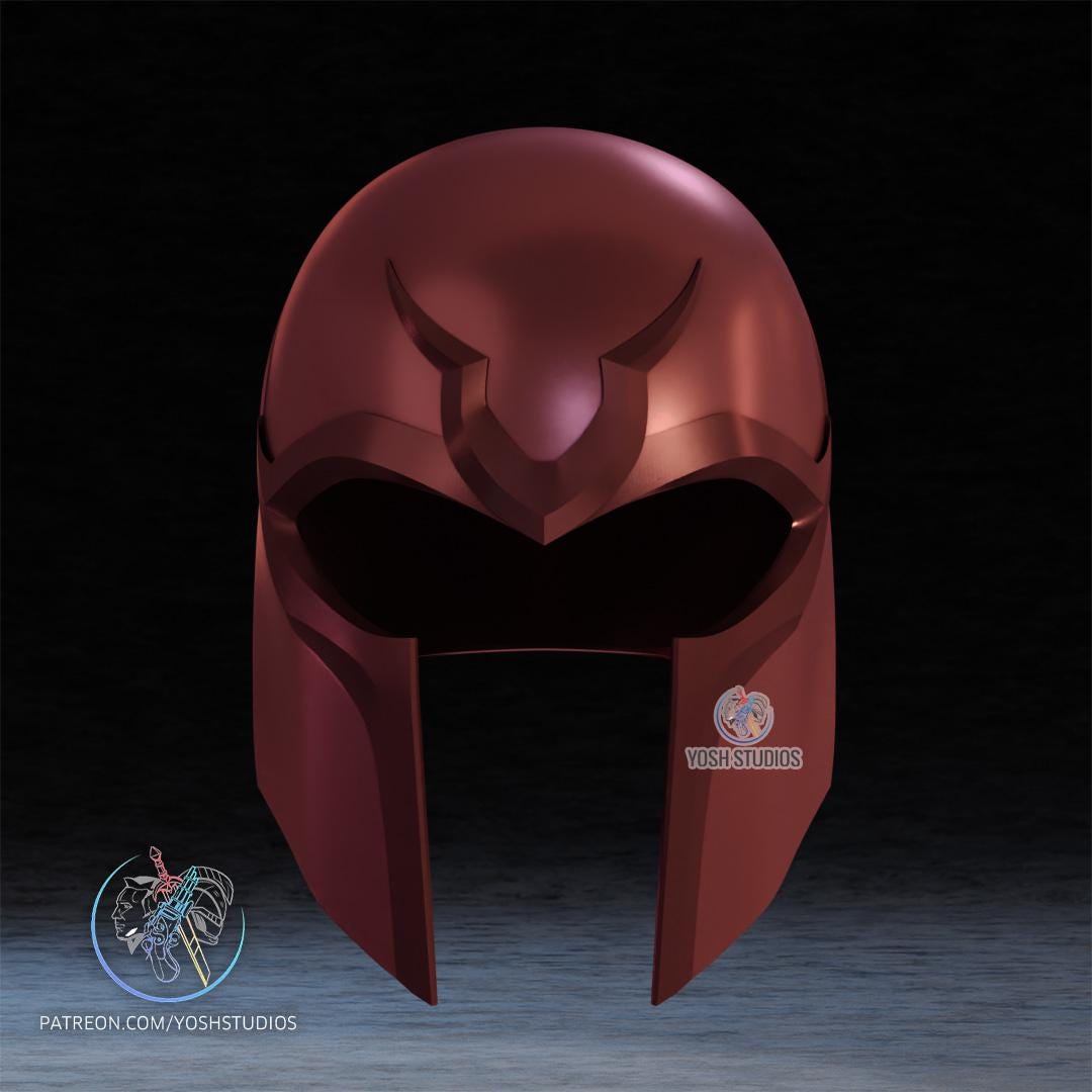 Magneto Helmet Dofp Movie 3D Printed Cosplay UNSANDED, UNPAINTED - Etsy