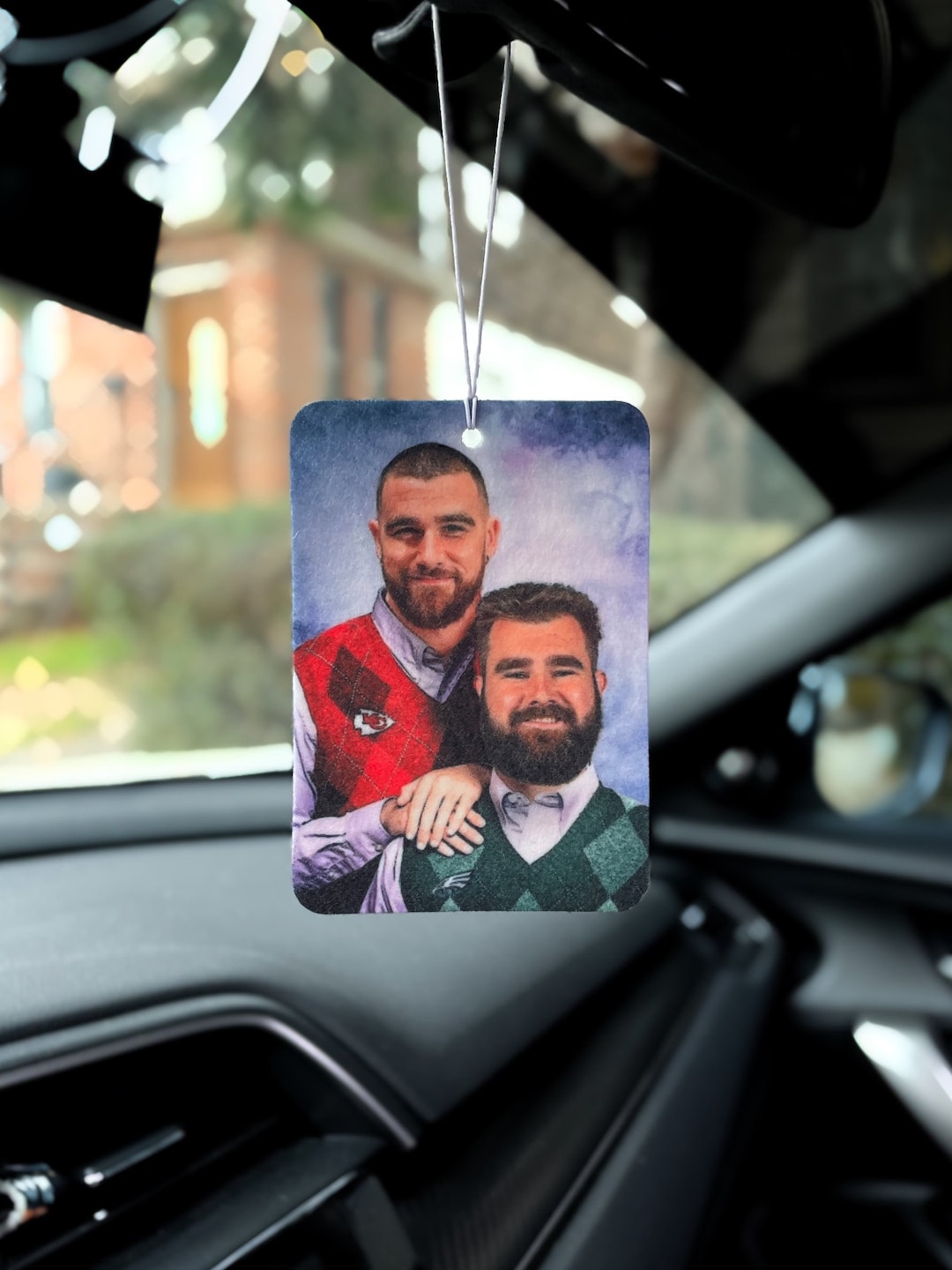 Jason Kelce & Travis Kelce Custom Car Air Freshener Kelce Brothers NFL ...