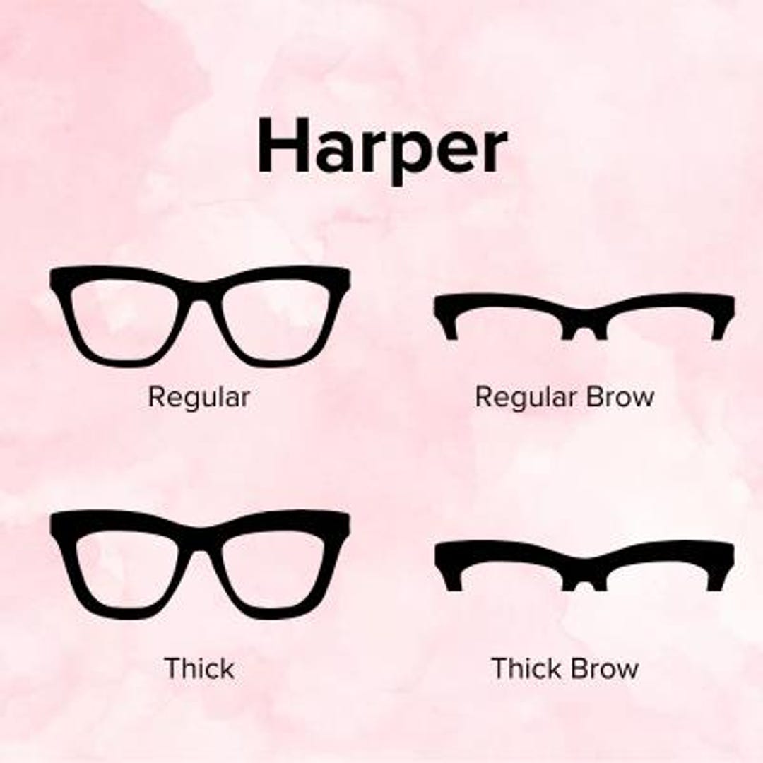 Harper SVG Regular & Thick and Brows - Etsy