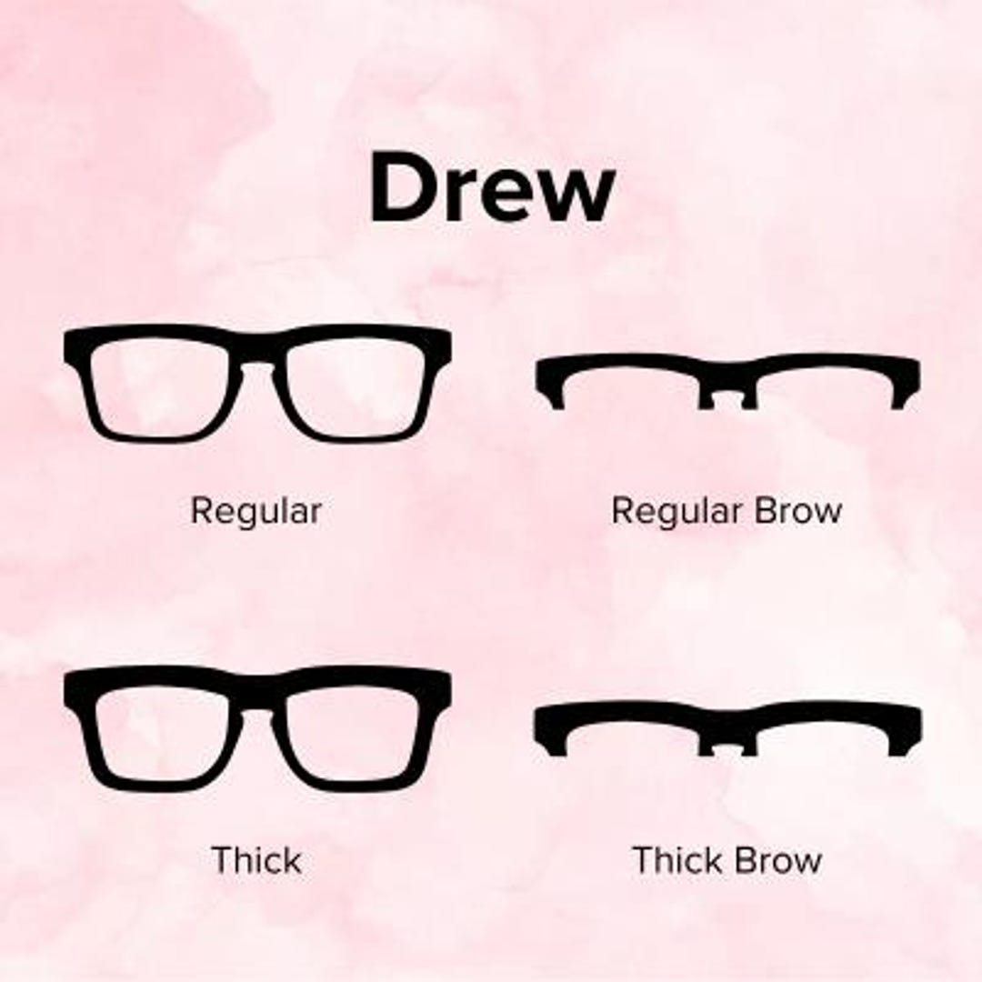 Drew SVG Regular & Thick With Brows - Etsy