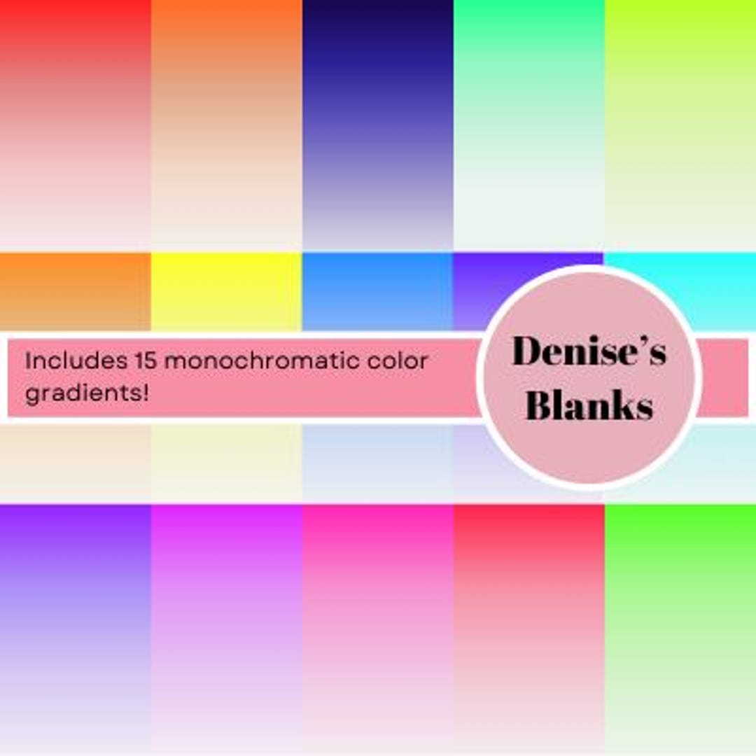 Monochromatic Gradients Digital File - Etsy