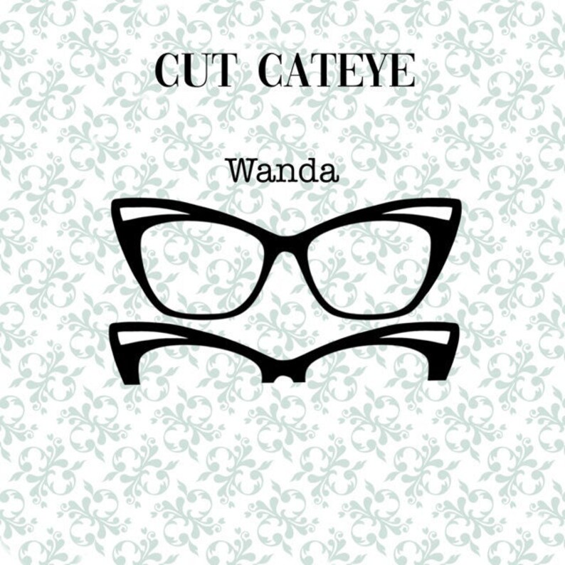 Wanda Cut Cateyes Svgs for Denise's Blanks - Etsy