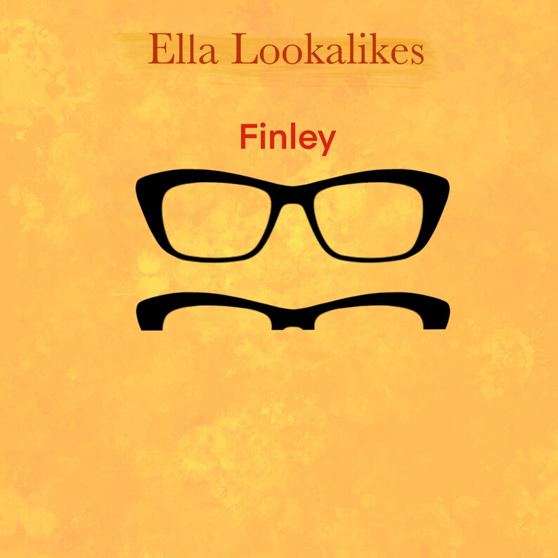 Finley Ella Lookie SVG for Denise's Blanks Brow and Full Frame - Etsy