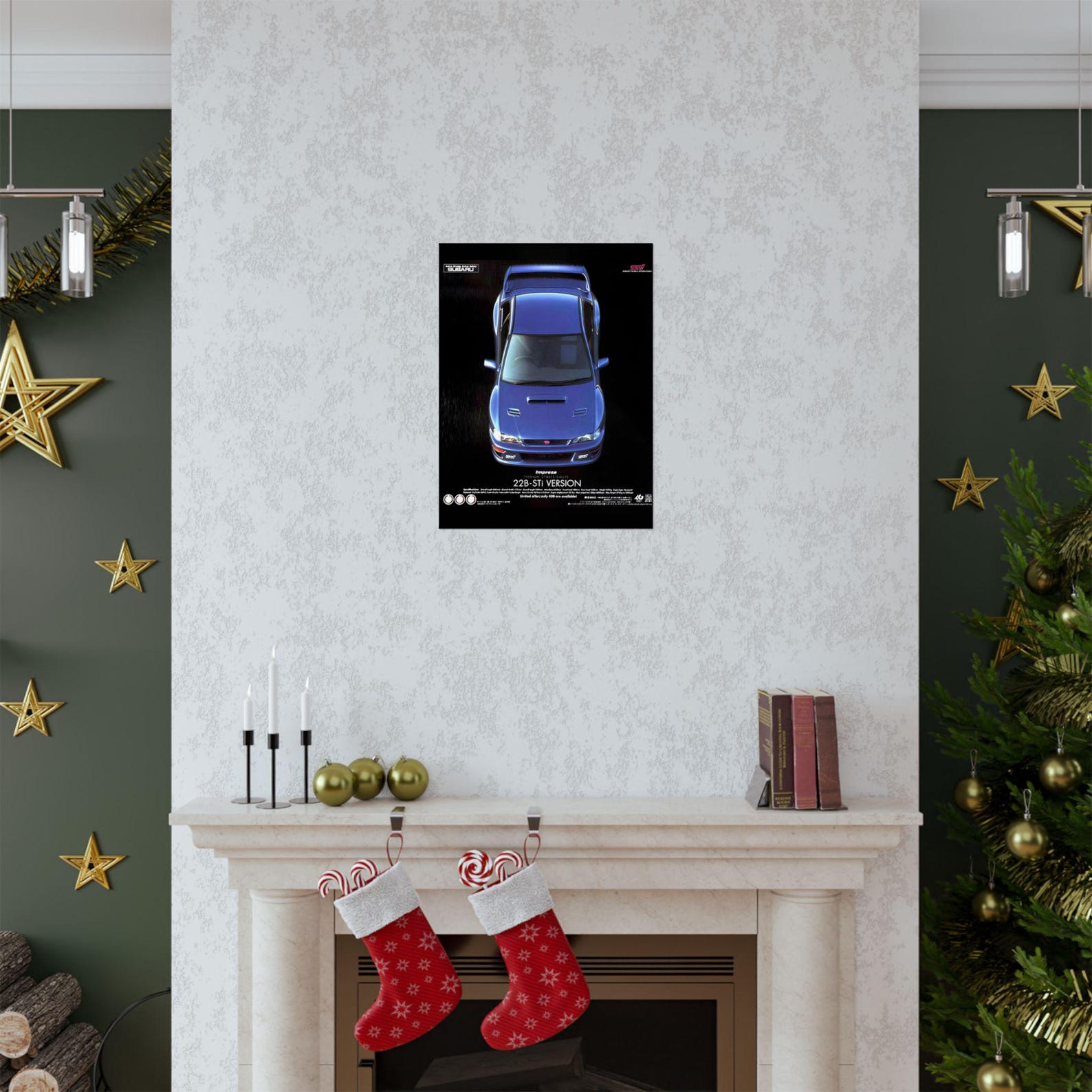 Subaru Impreza WRX STI 22B Advertisement Poster - Etsy