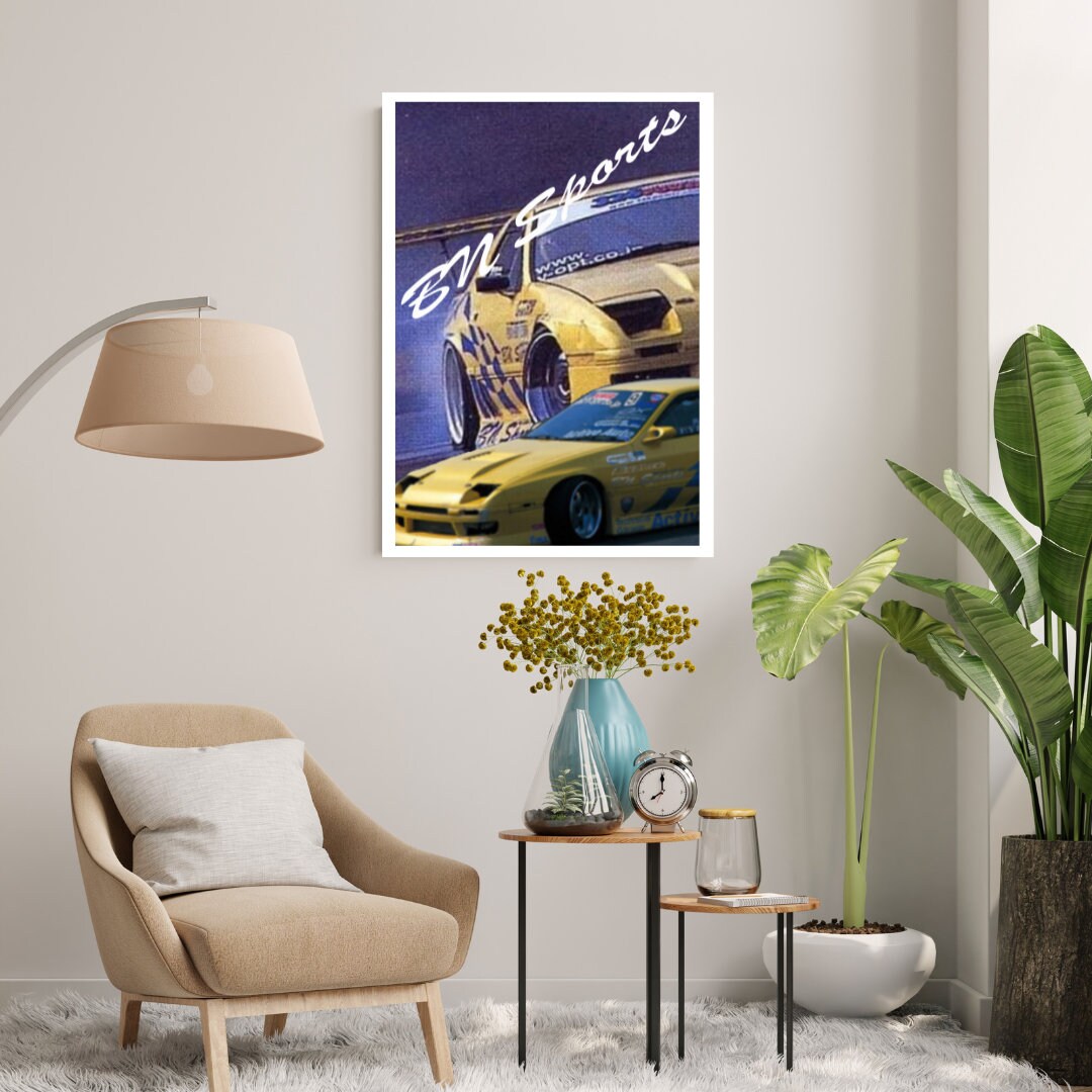 BN Sports FC RX-7 Poster Jdm 90s Drift Print Tuner Car Classic Graphic ...